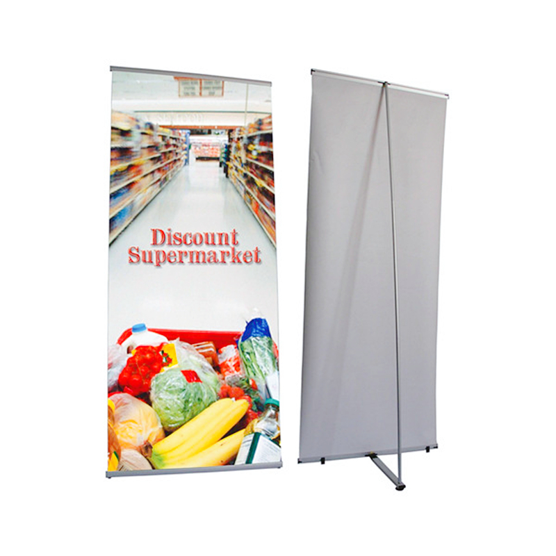 Single L Banner Stand E12L1 - Buy L Frame Stand, L Banner Display ...