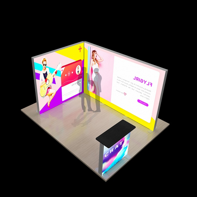 10ft x 20ft Lighting Booth E01D5 - Buy Modular Backlit Booth, Trade ...