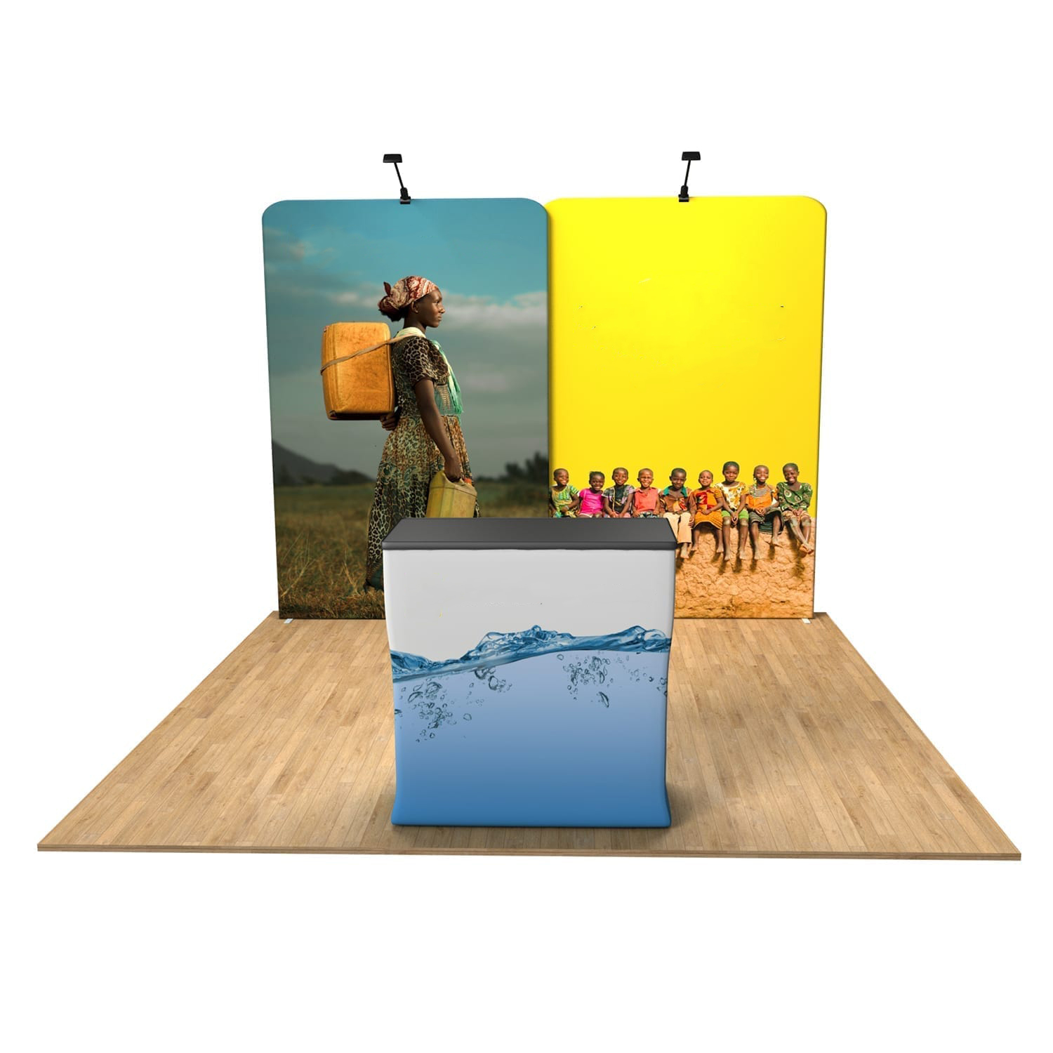 10ft Trade Show Booths E01C1-42 - Buy Customized Marketing Kit, Vending ...