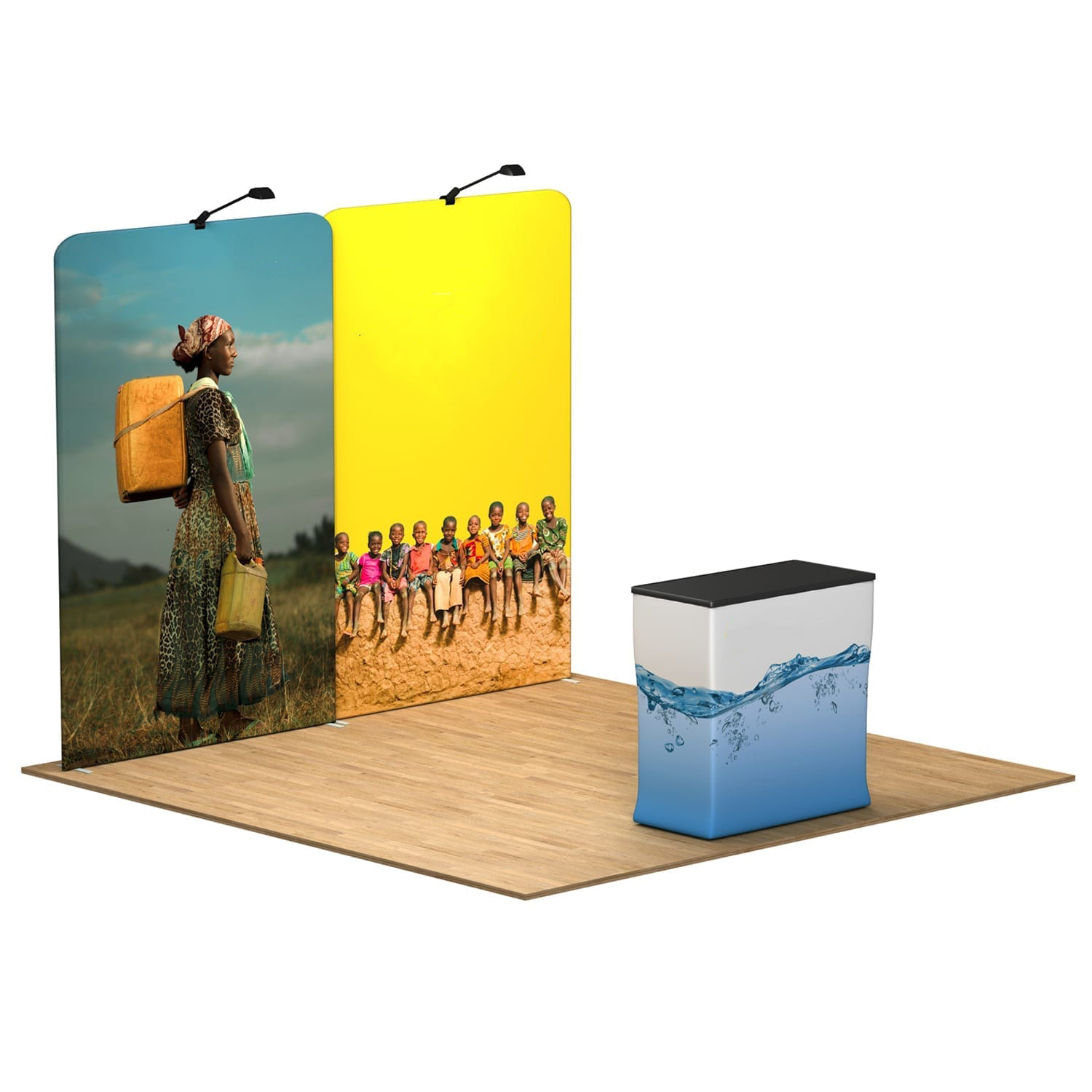 10ft Trade Show Booths E01C1-42 - Buy Customized Marketing Kit, Vending ...