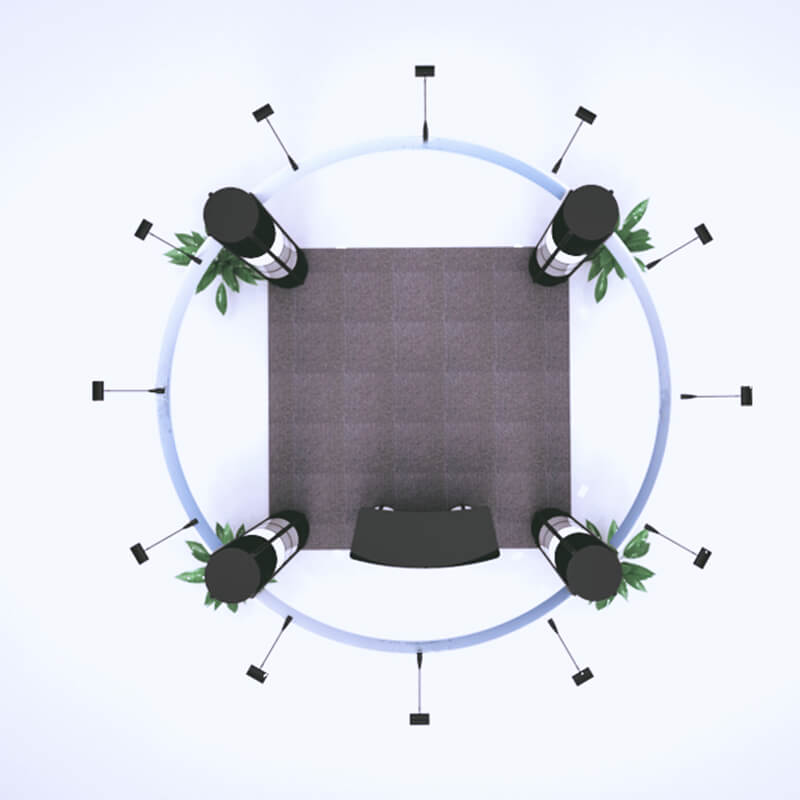 10ft*10ft Round Booth E01B7 - Buy Booth Supplier, Folding Trade Stand ...